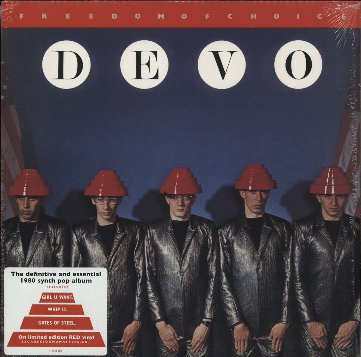 Devo Freedom Of Choice - Red Vinyl US Vinyl LP — RareVinyl.com