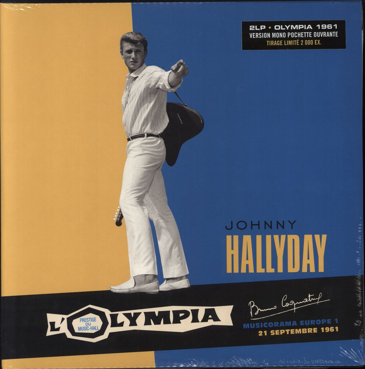 Johnny Hallyday L'Olympia 1961 French 2-LP vinyl set — RareVinyl.com