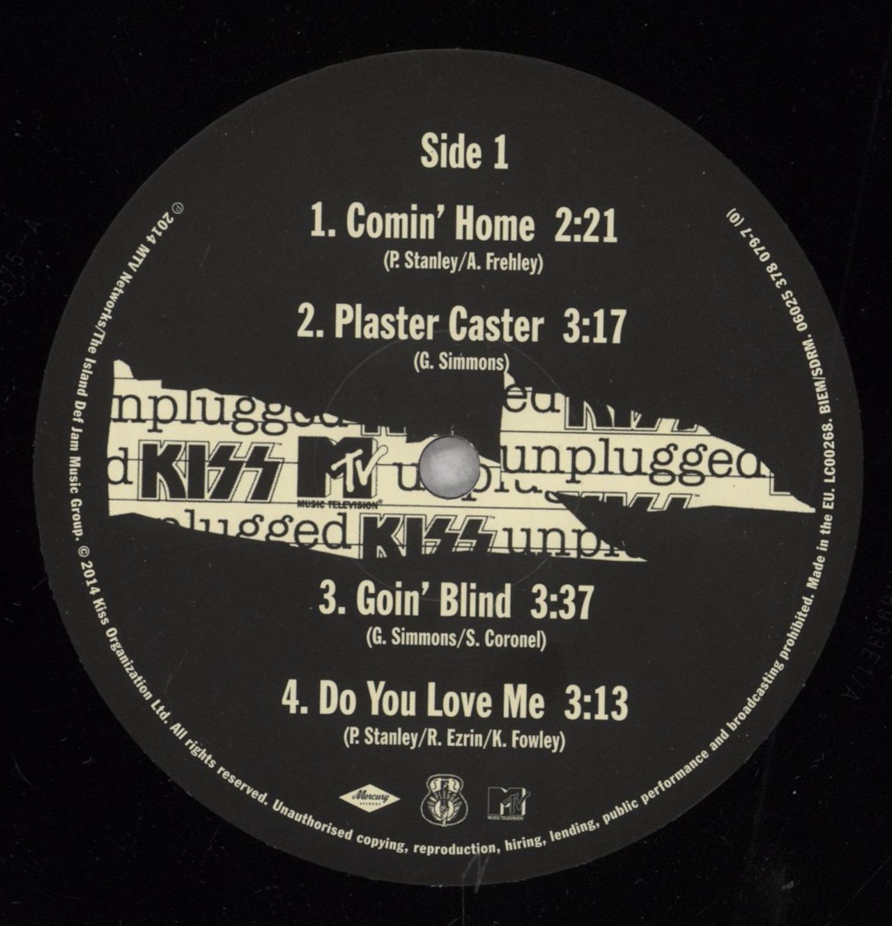Kiss MTV Unplugged - 180gm UK 2-LP vinyl set — RareVinyl.com