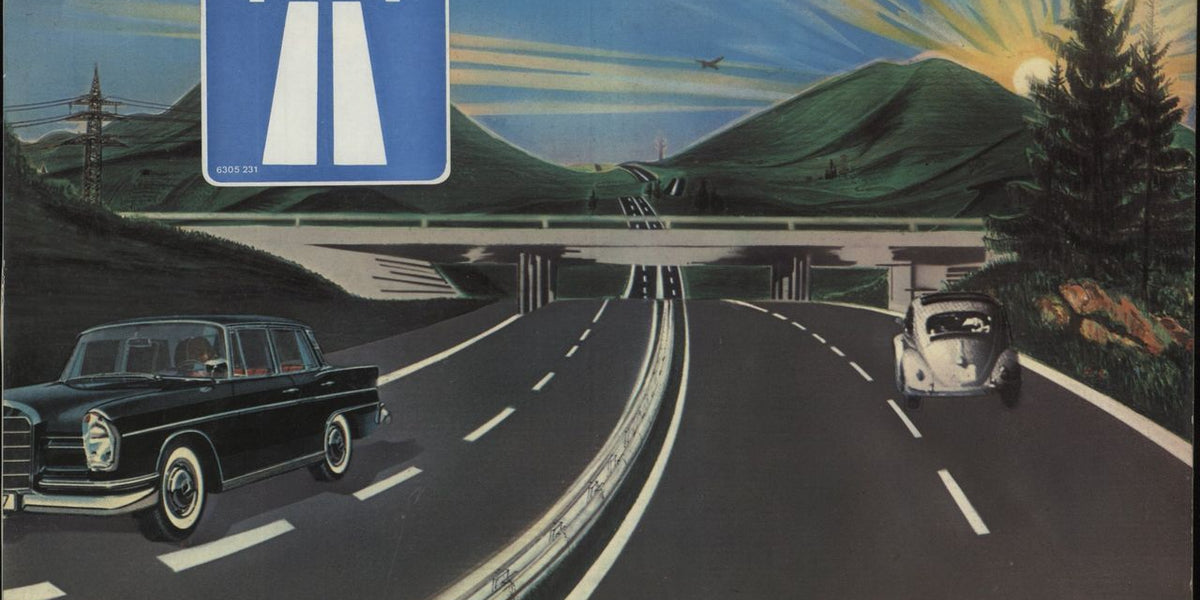 Kraftwerk Autobahn + Blue Sleeve Sticker - 1st German Vinyl LP ...