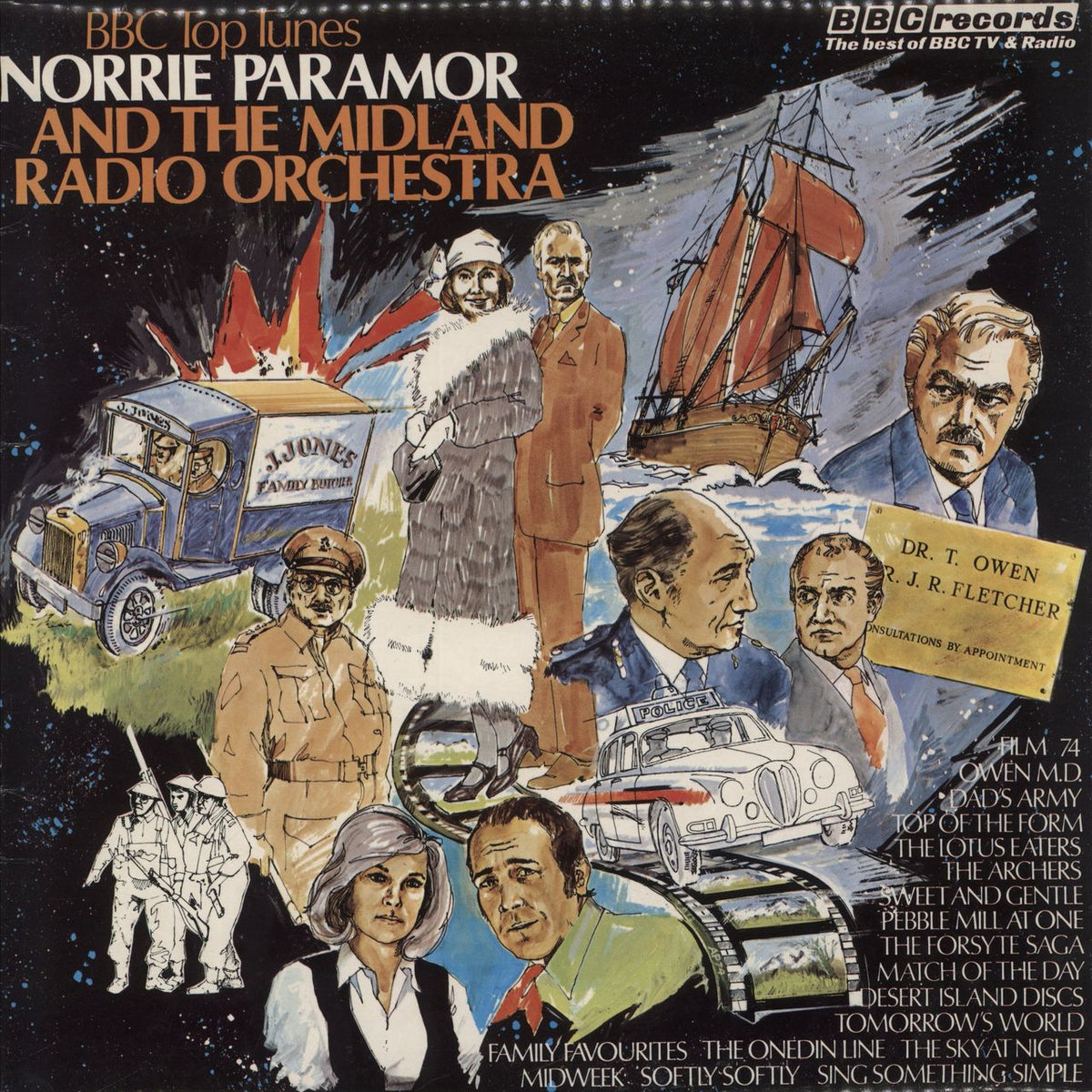 Norrie Paramor BBC Top Tunes UK Vinyl LP — RareVinyl.com