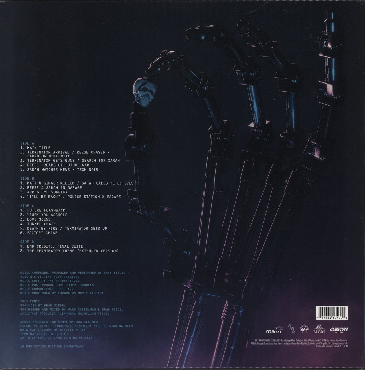 Original Soundtrack The Terminator - Marble Vinyl US 2-LP vinyl set ...