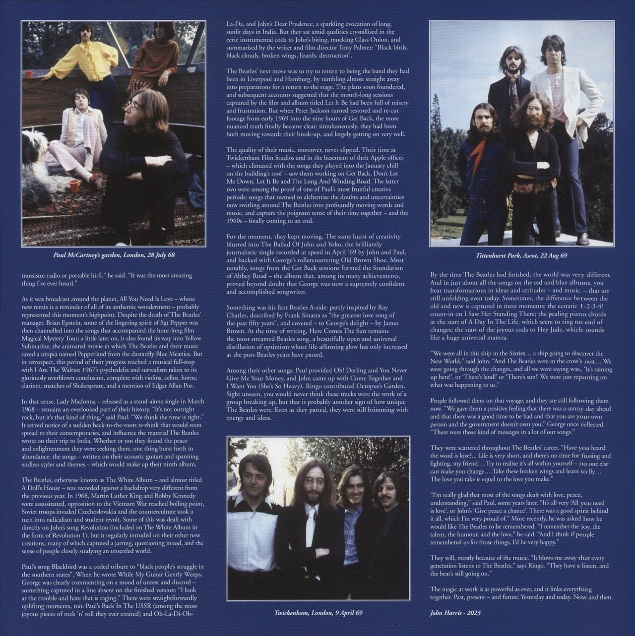 The Beatles The Blue Album 1967-1970 (2023 Edition) - Blue Vinyl UK 3- — RareVinyl.com