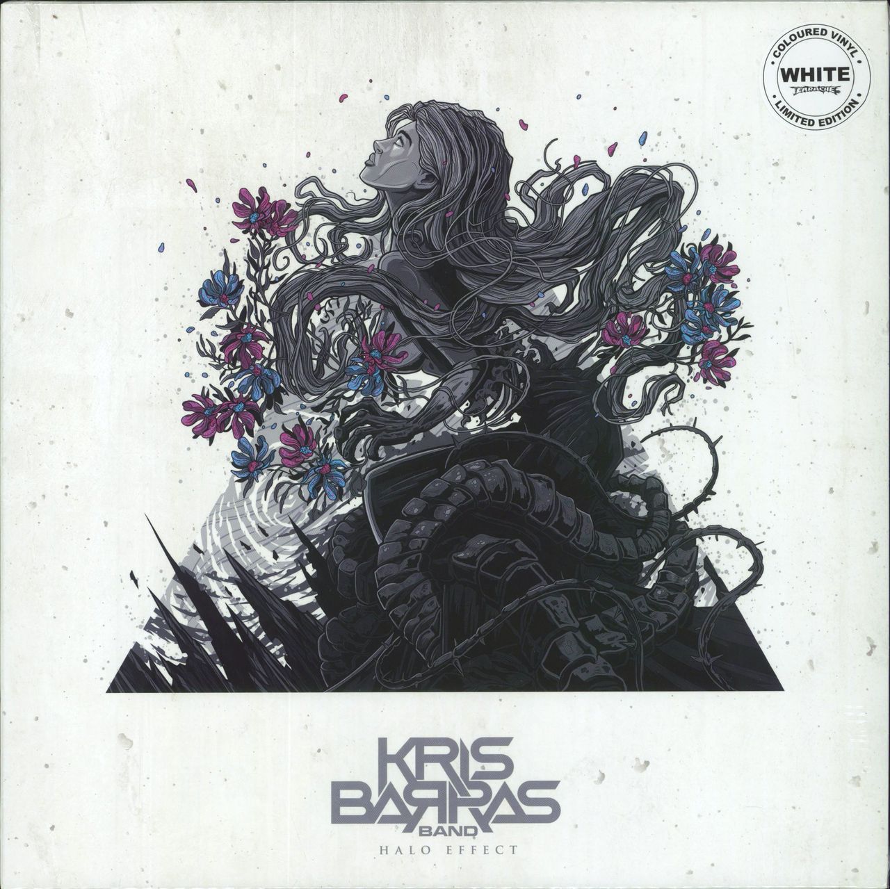 The Kris Barras Band Halo Effect - White Vinyl - Sealed UK Vinyl LP — RareVinyl.com