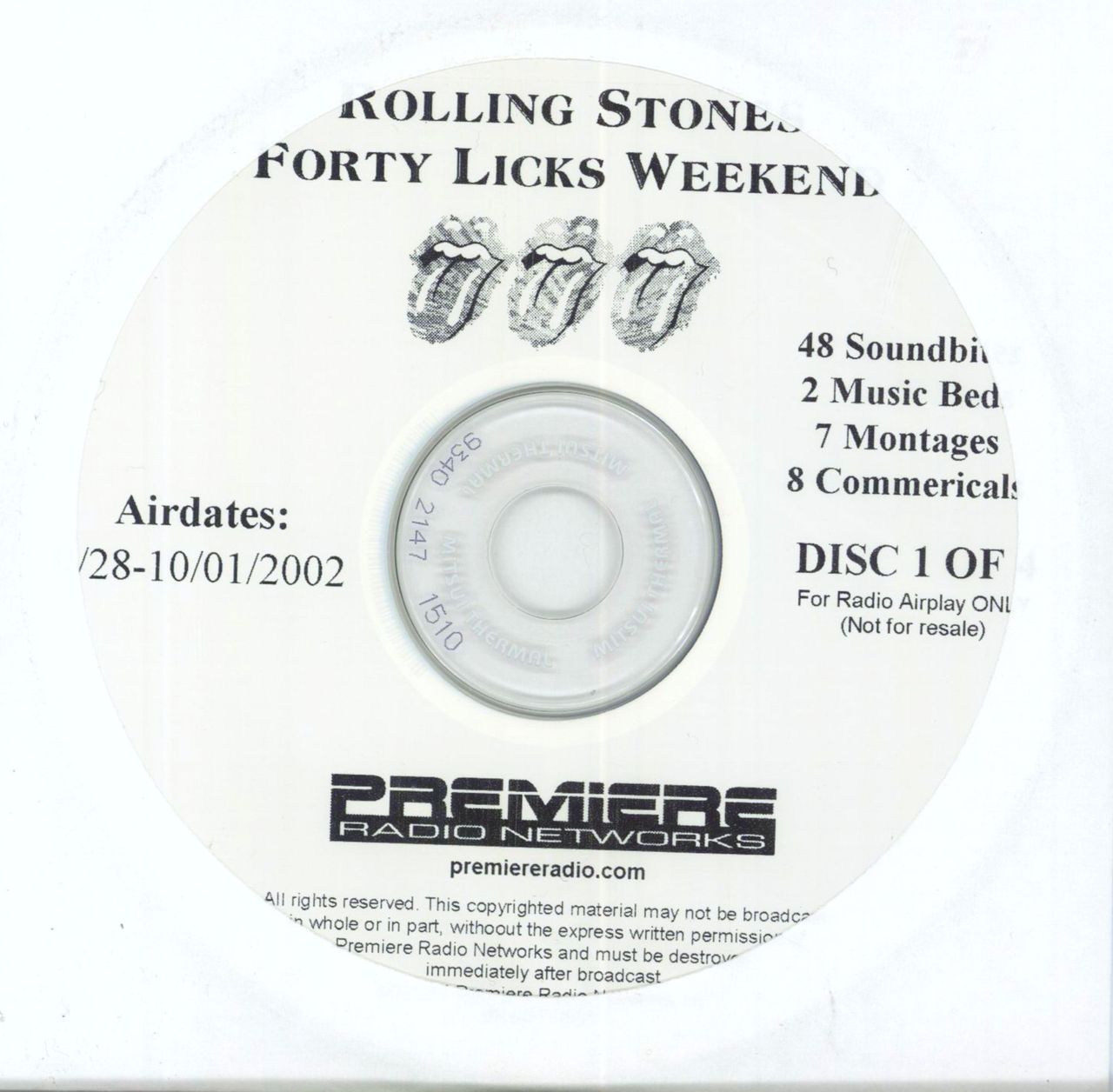 The Rolling Stones Forty Licks Weekend - complete 7CD set US 7-CD set — RareVinyl.com