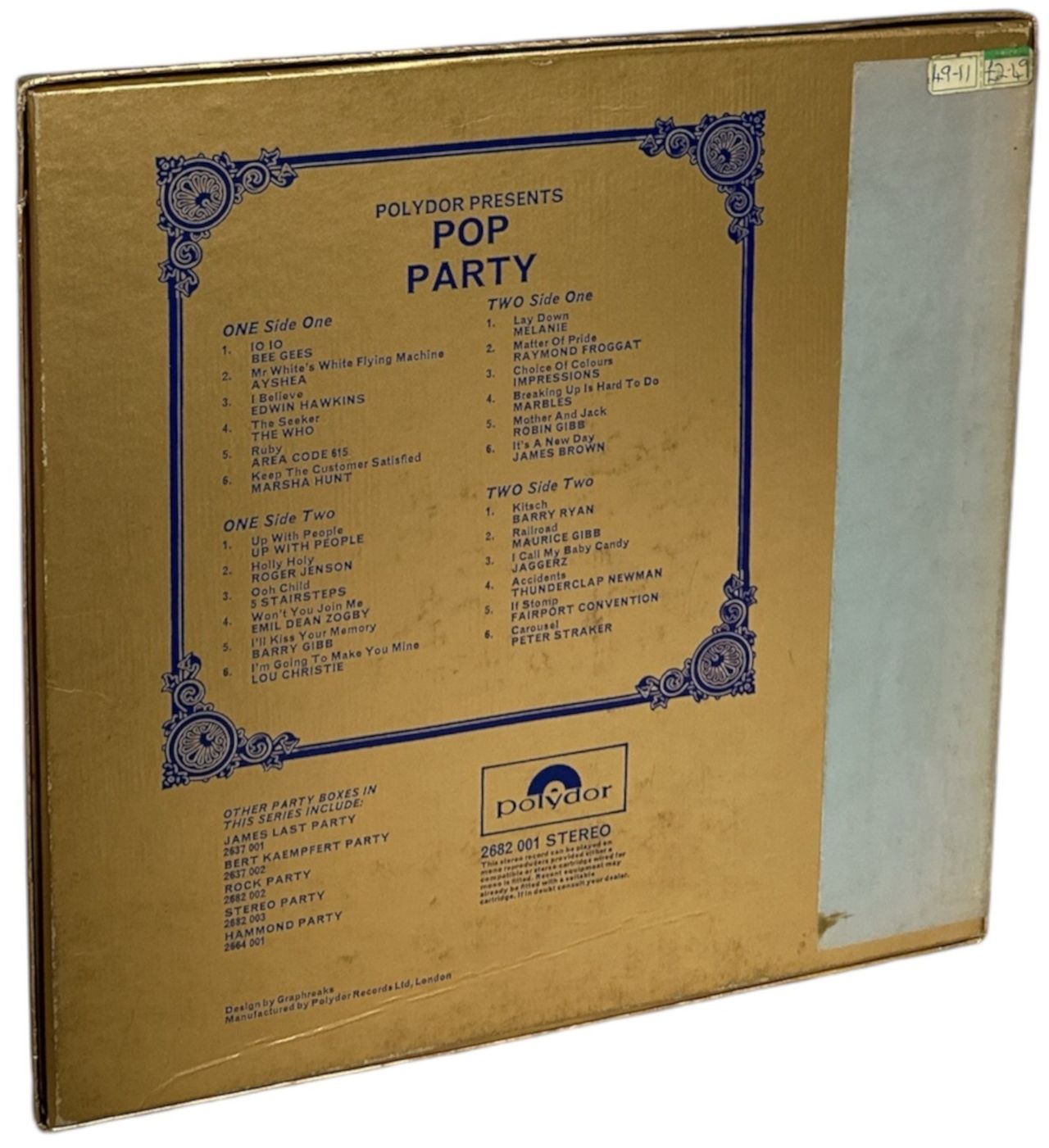 Various-60s & 70s Polydor Presents Pop Party UK Vinyl box set ...