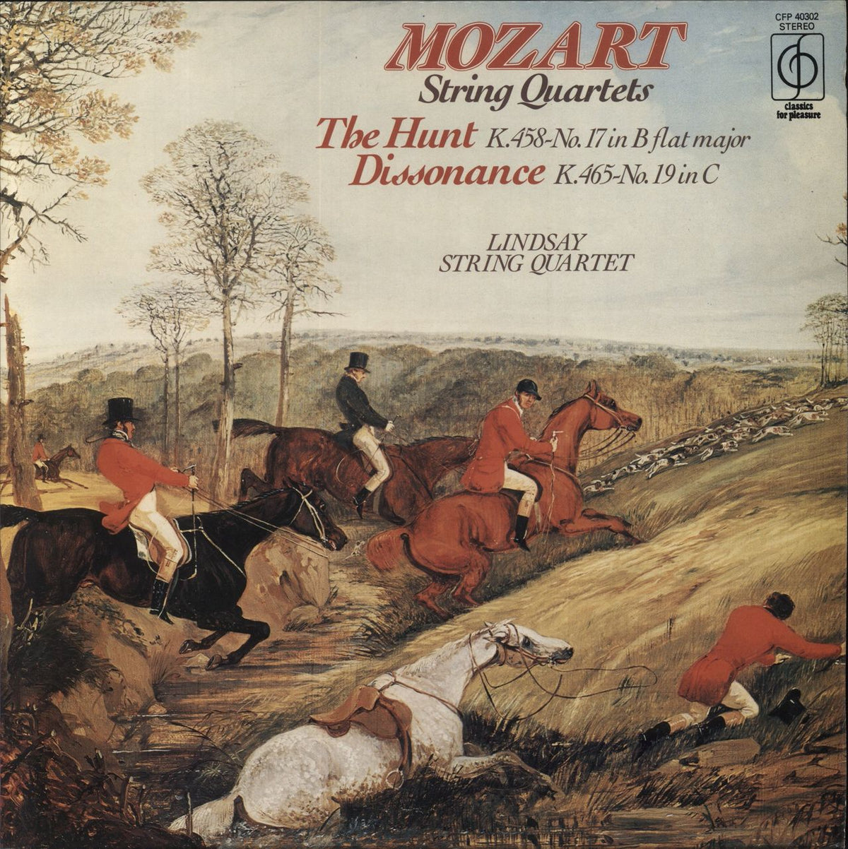 Wolfgang Amadeus Mozart String Quartets: The Hunt K.458-No. 17 In B Fl — RareVinyl.com
