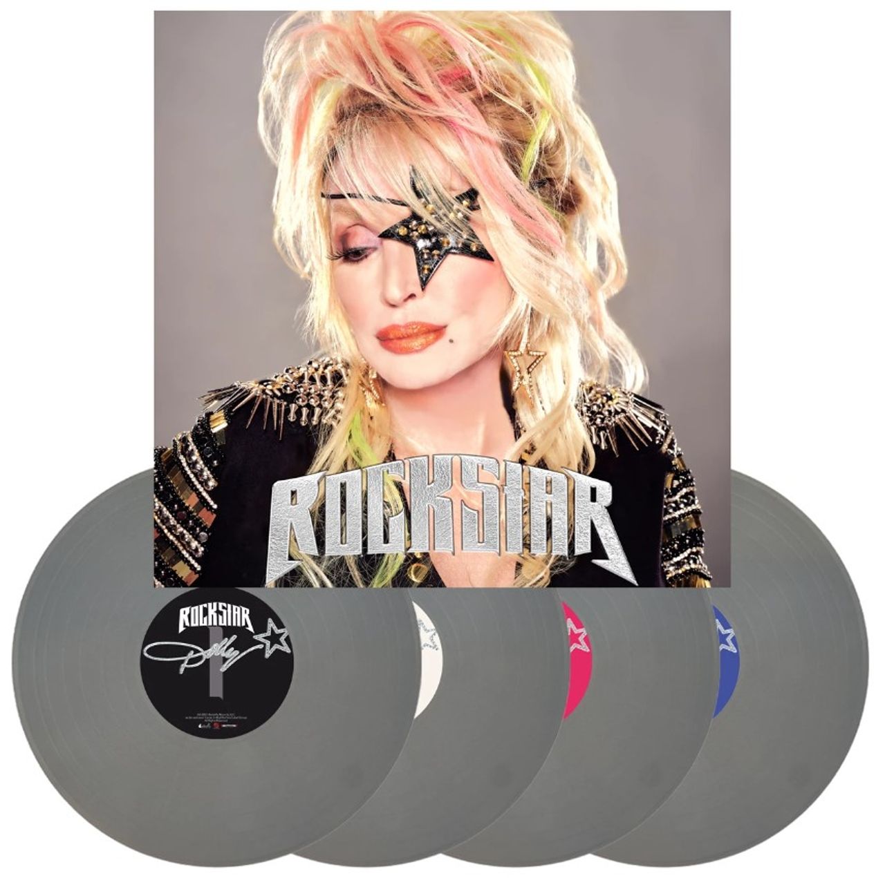 Dolly Parton Rockstar - Deluxe Silver Vinyl 4LP Box Set - Sealed US Vi — RareVinyl.com