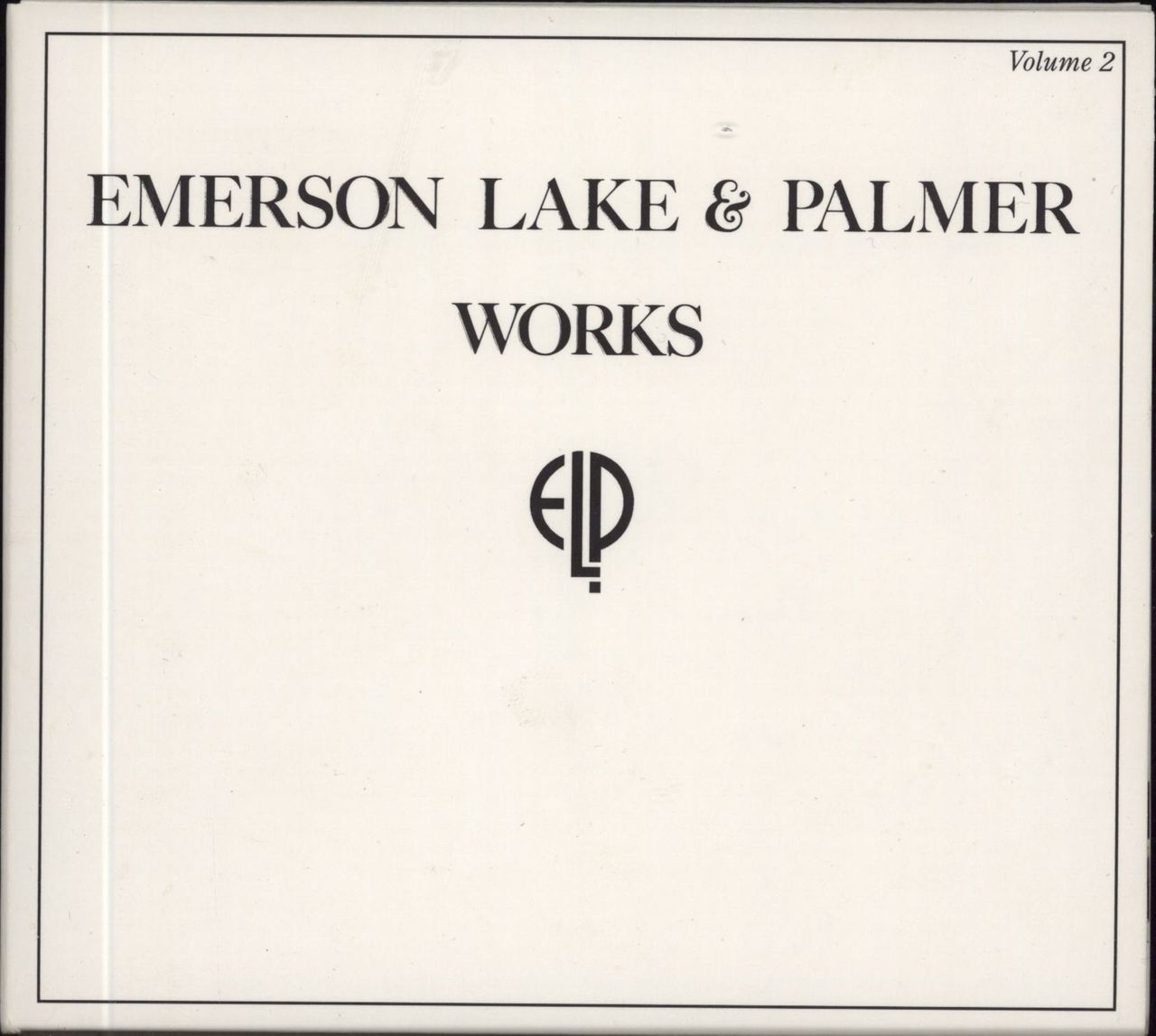 Emerson Lake & Palmer Works Volume 2 UK 2-CD album set — RareVinyl.com