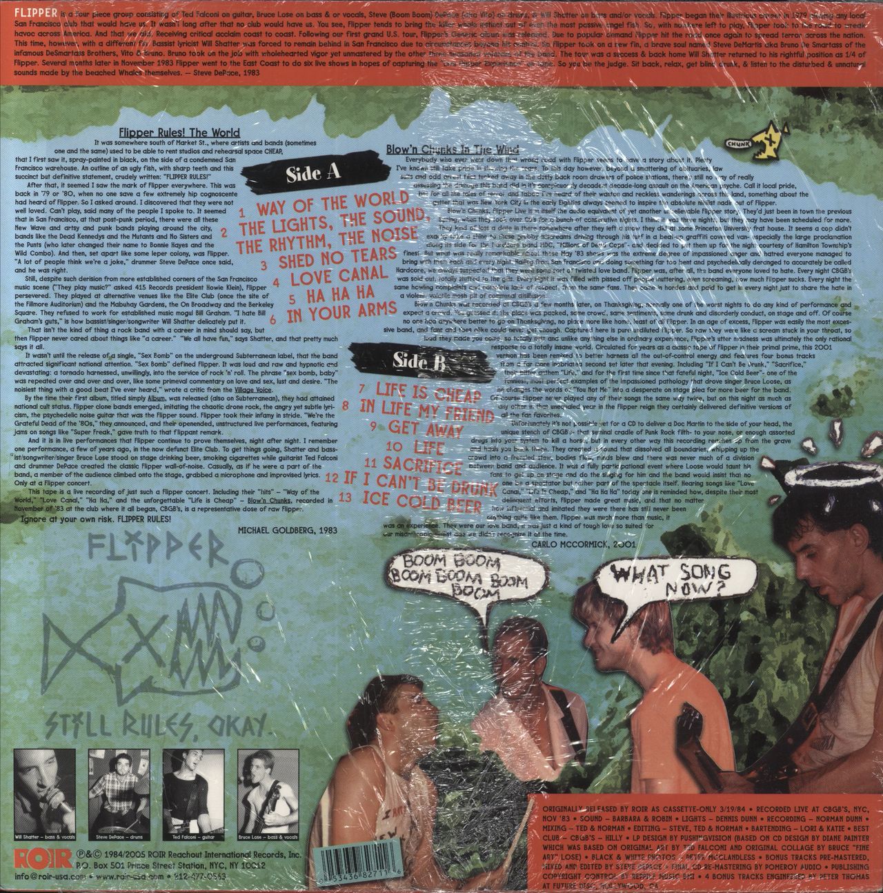 Flipper Blow'n Chunks US Vinyl LP — RareVinyl.com