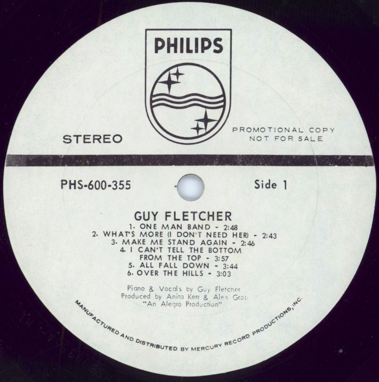 Guy Fletcher Guy Fletcher US Vinyl LP — RareVinyl.com