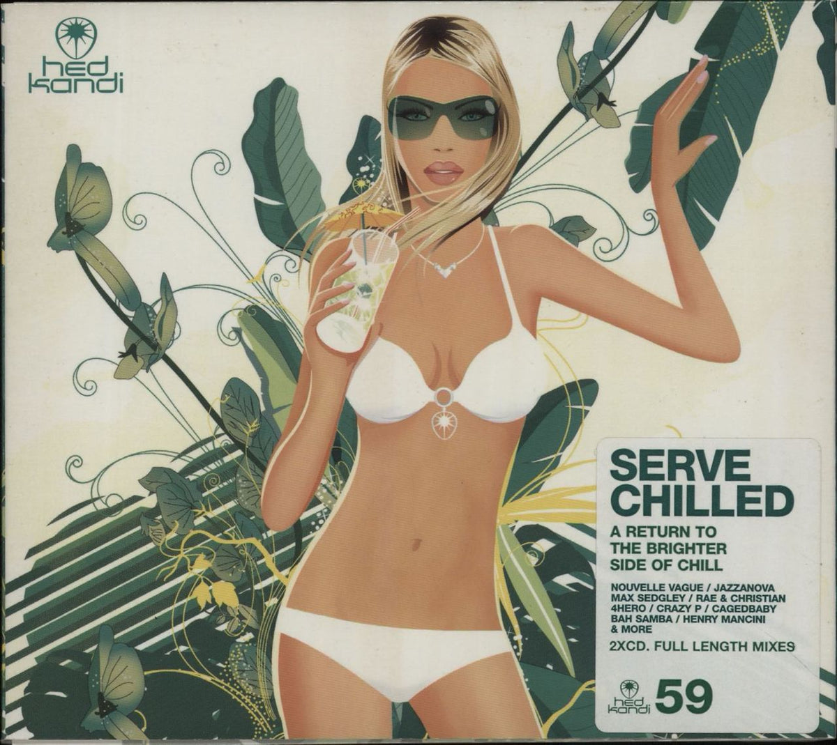 Hed Kandi Serve Chilled UK 2-CD album set — RareVinyl.com