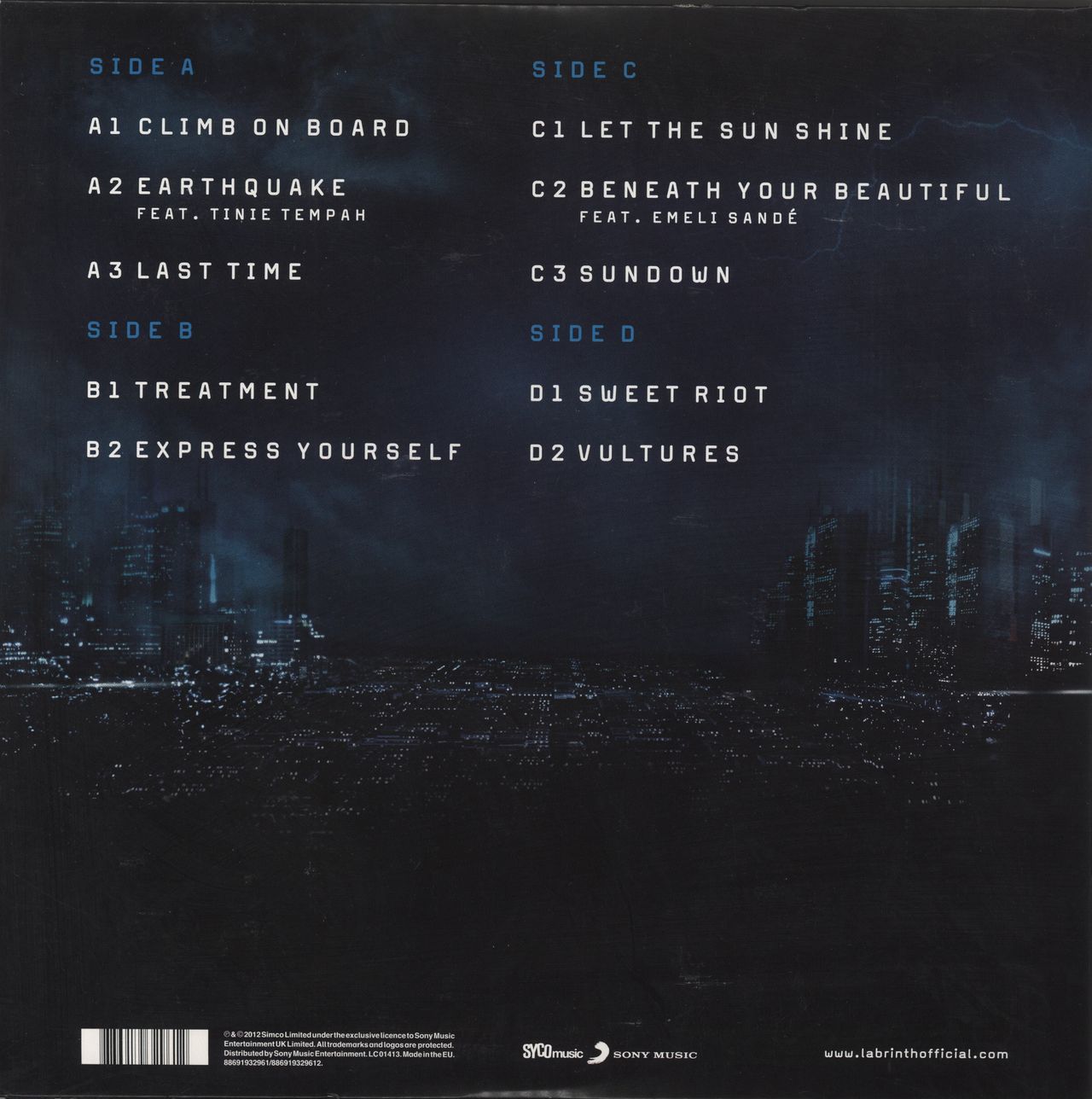 Labrinth Electronic Earth UK 2-LP vinyl set — RareVinyl.com