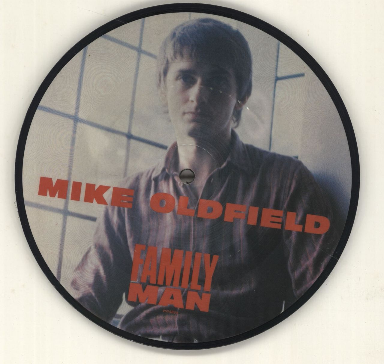 Mike Oldfield Family Man UK 7" picture disc — RareVinyl.com