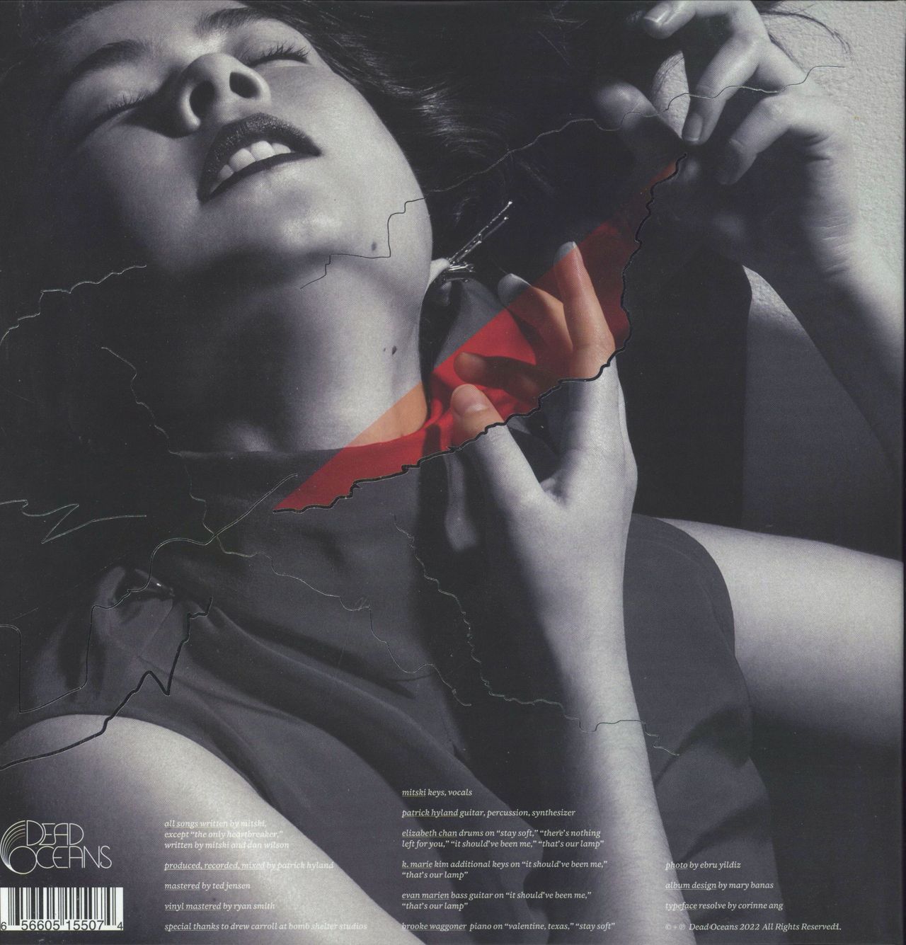 Mitski Laurel Hell - Cloudy Clear & Black "Triple Button” Vinyl US Vin — RareVinyl.com