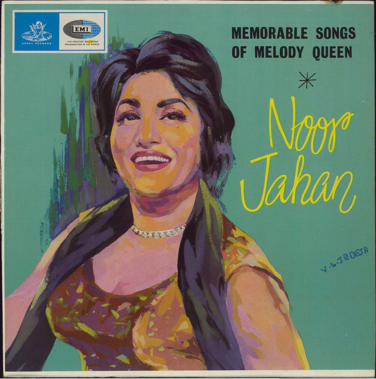 Noor Jehan Memorable Songs Of Melody Queen Indian Vinyl LP — RareVinyl.com