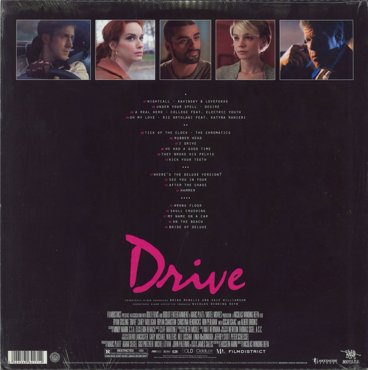 Original Soundtrack Drive - Pink Vinyl + Opened shrink UK 2-LP vinyl s ...