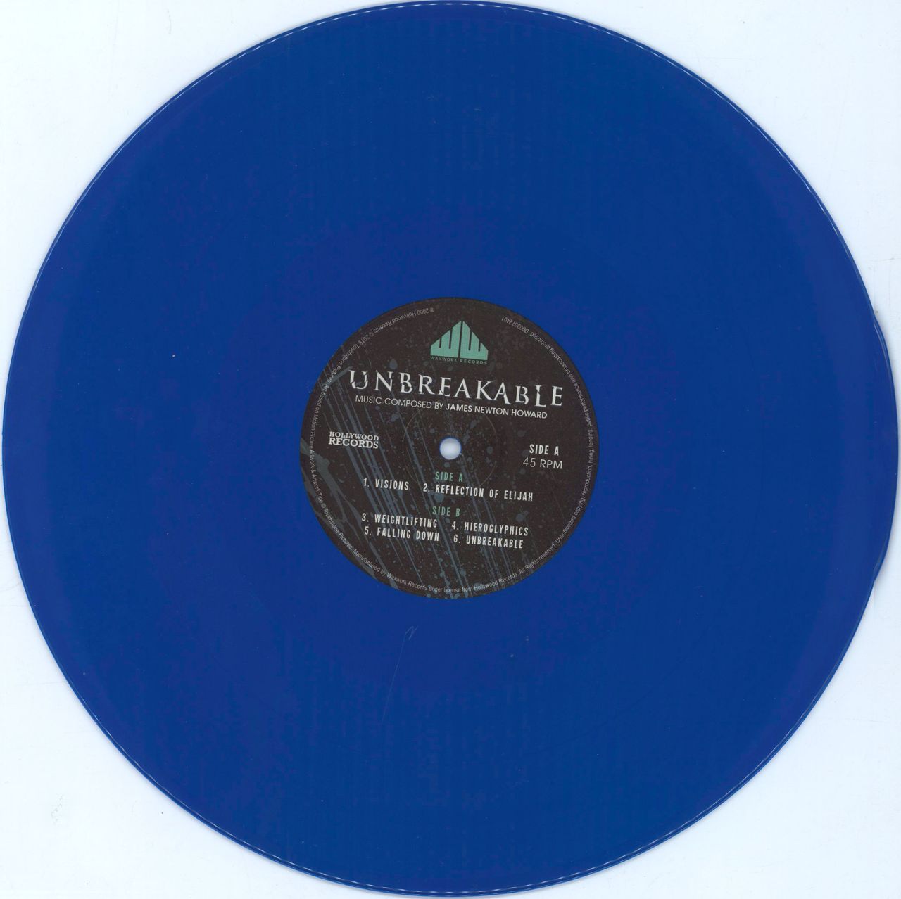 Original Soundtrack Unbreakable - Aqua Vinyl US 2-LP vinyl set ...