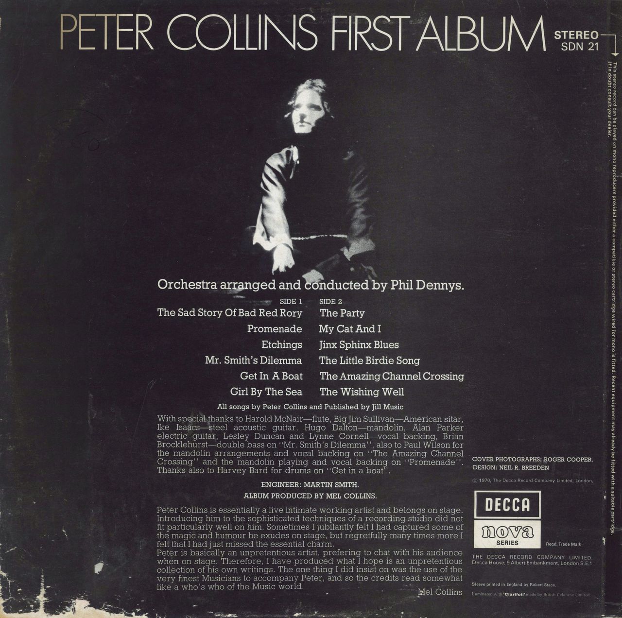 Peter Collins First Album UK Vinyl LP — RareVinyl.com