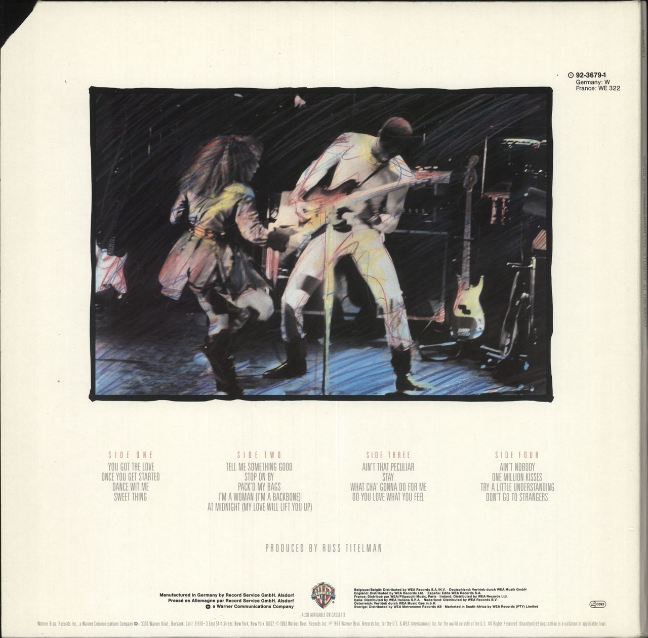 Rufus & Chaka Khan Live - Stompin' At The Savoy German 2-LP vinyl set — RareVinyl.com