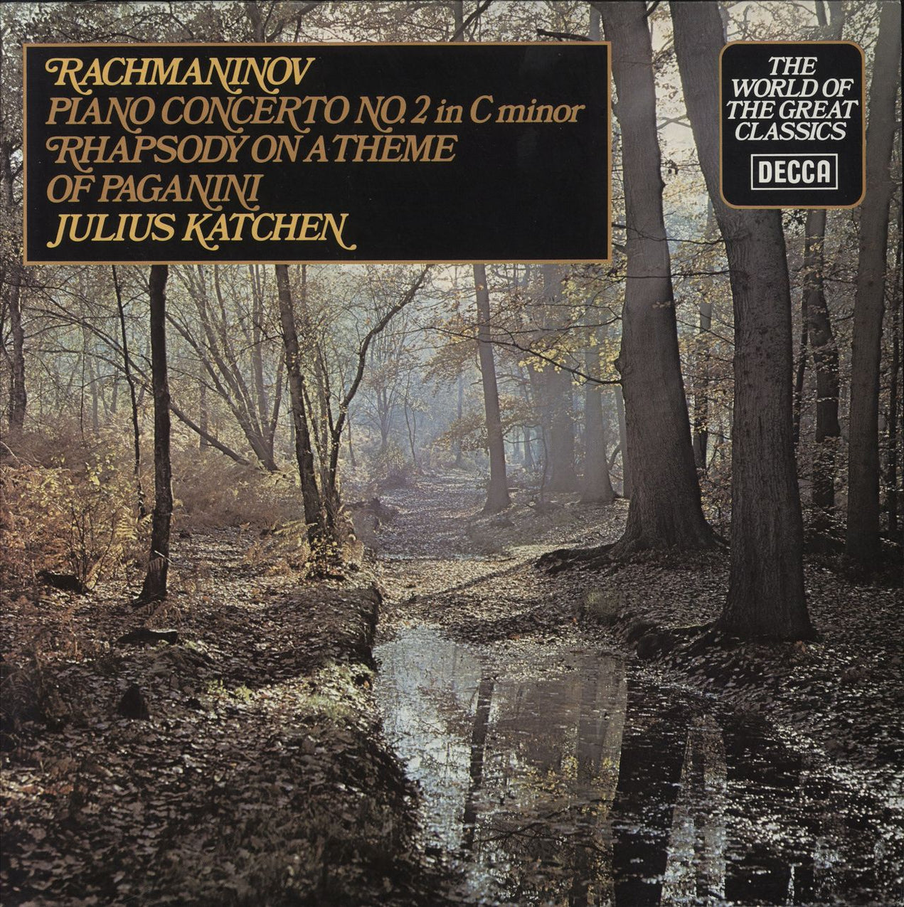 Sergei Rachmaninov Piano Concerto No. 2 & Rhapsody on a theme of Pagan — RareVinyl.com