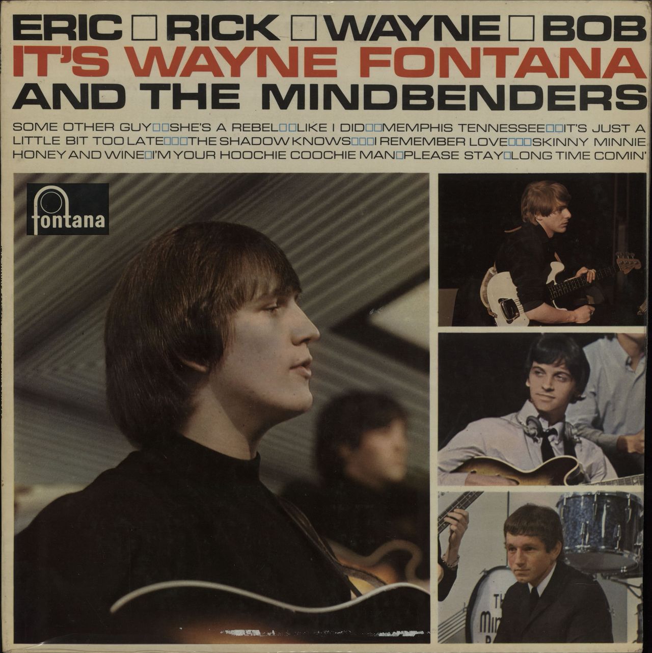 Wayne Fontana And The Mindbenders Eric, Rick, Wayne & Bob - EX UK Viny — RareVinyl.com