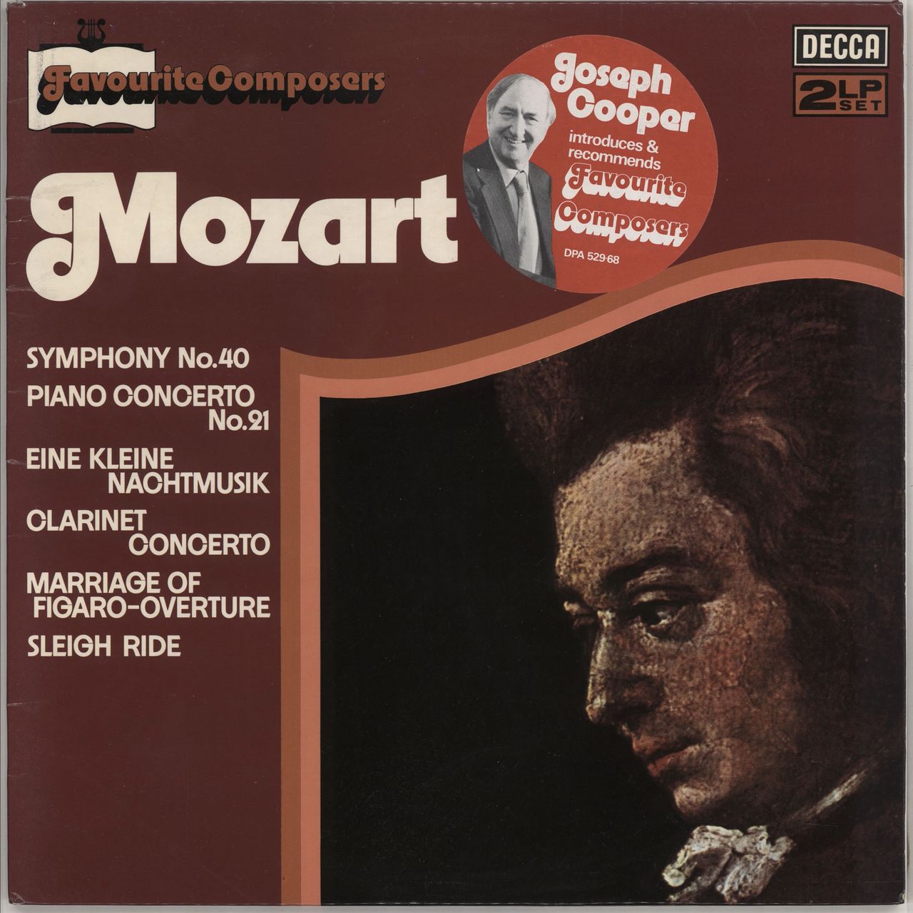 Wolfgang Amadeus Mozart Favourite Composers UK 2-LP vinyl set ...
