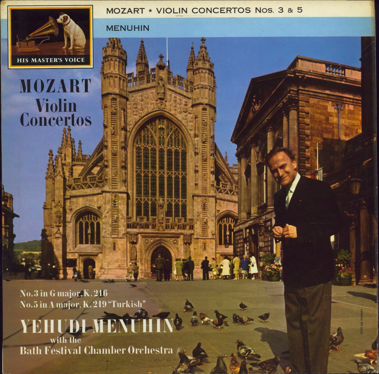 Yehudi Menuhin Mozart: Violin Concertos No 3 in G major & No 5 in A ma — RareVinyl.com